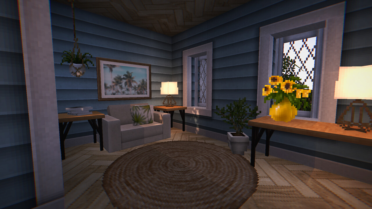 Cocricot Beach-Themed House Minecraft Map