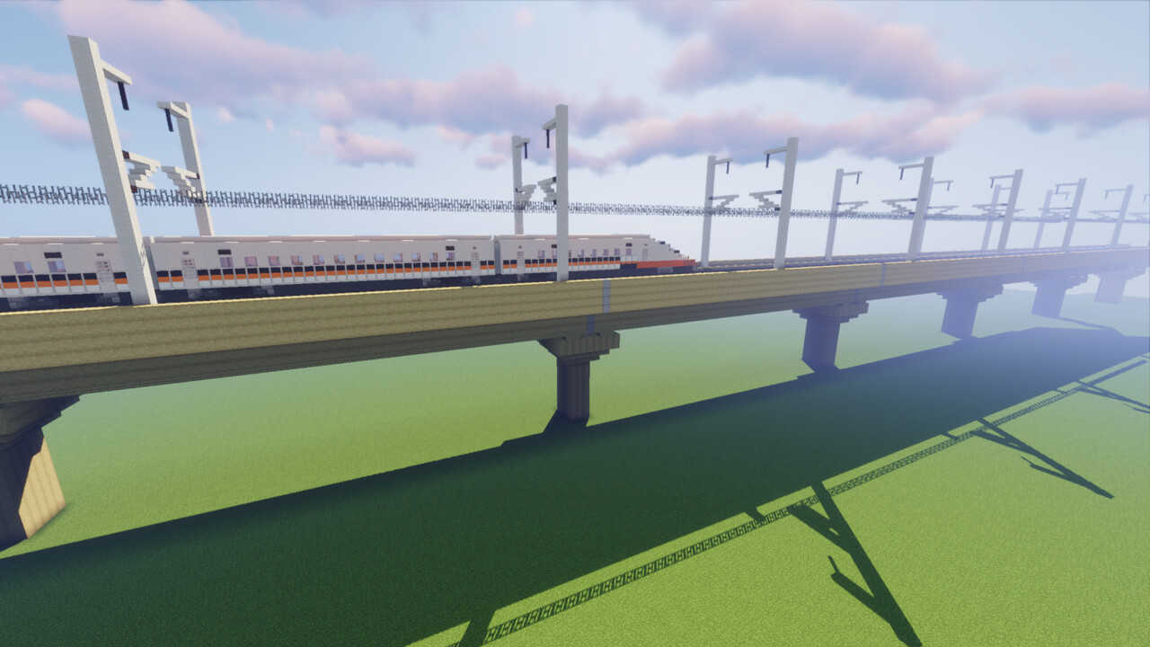 Taiwan high speed rail 700T Minecraft Map