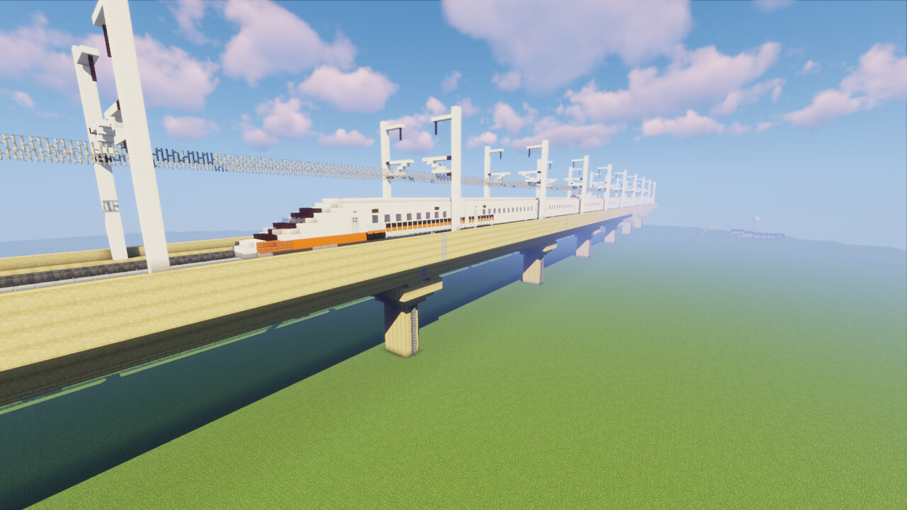 Taiwan high speed rail 700T Minecraft Map