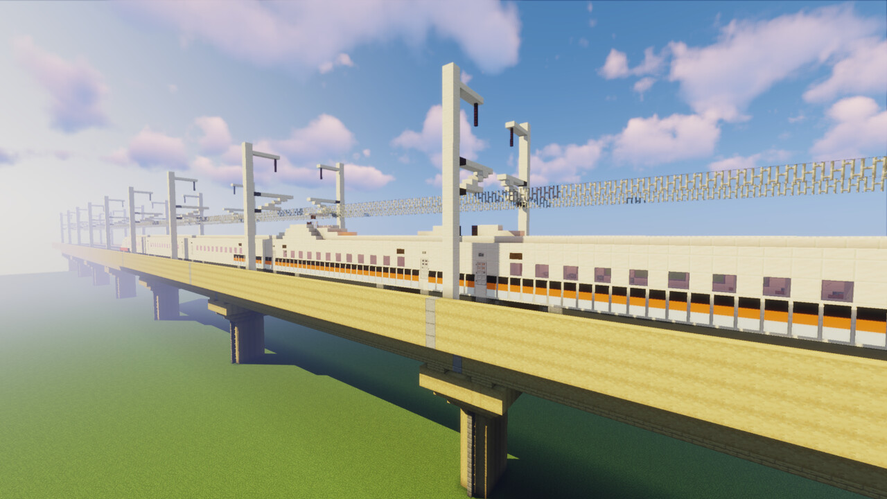 Taiwan high speed rail 700T Minecraft Map