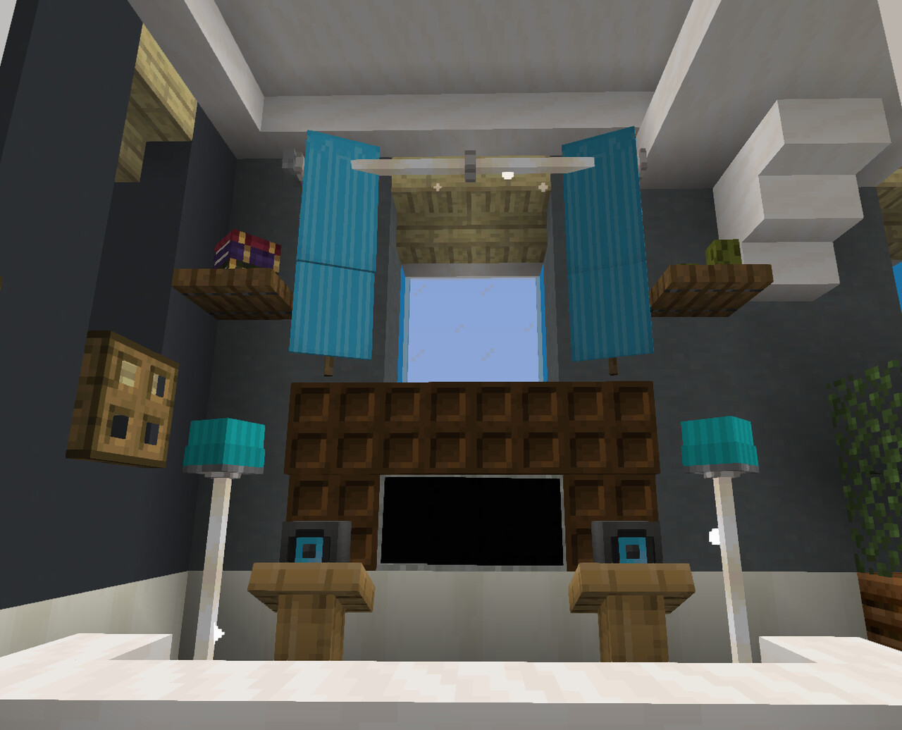 The Blue Lakes || Interior Contest || LunerHive Minecraft Map