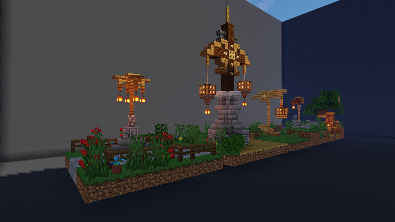 Streetlamp Designs | DOWNLOAD SCHEMATIC here! Minecraft Map
