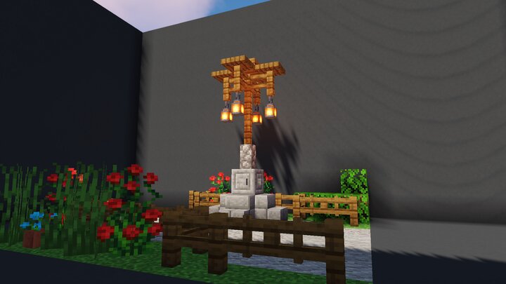 Streetlamp Designs | DOWNLOAD SCHEMATIC here! Minecraft Map