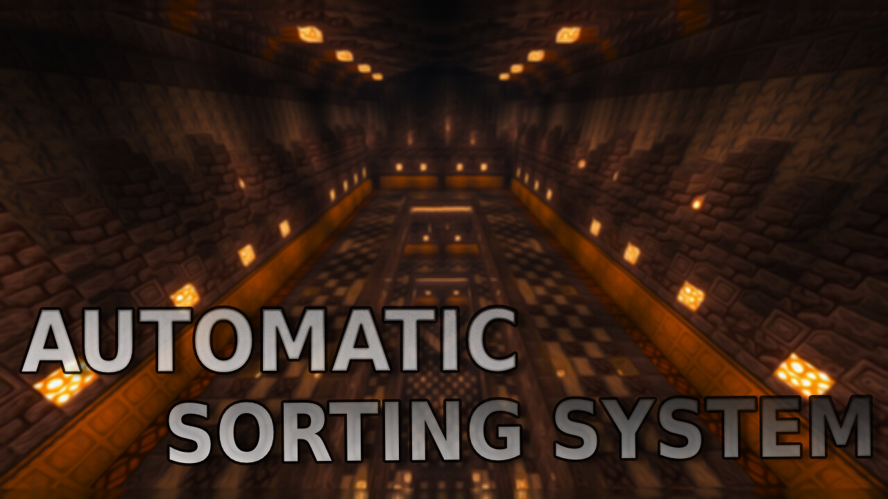 Automatic Sorting System By JiBarter Minecraft Map