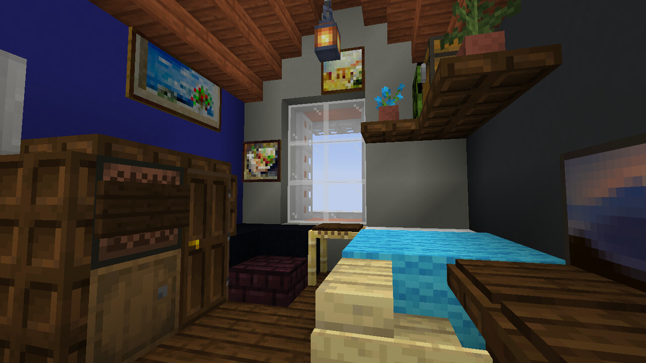 Interior Decorators: Modern Jungle House (Cedar Estate) Minecraft Map