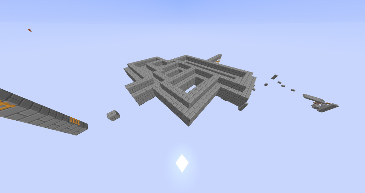 NOT IMPOSSIBLE BUT HARD PARKOUR - By Zebddy Minecraft Map