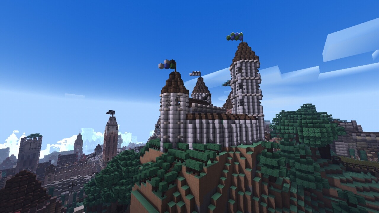 Castello Bianco and church of San Giovanni del Monte Minecraft Map