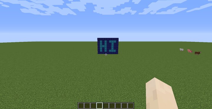 HI! - Blockchanging art! Minecraft Map