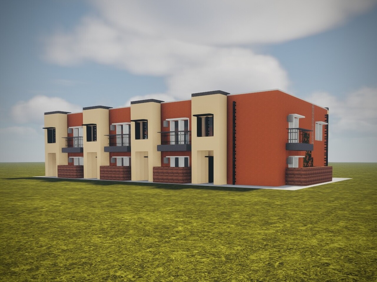 Townhomes Minecraft Map