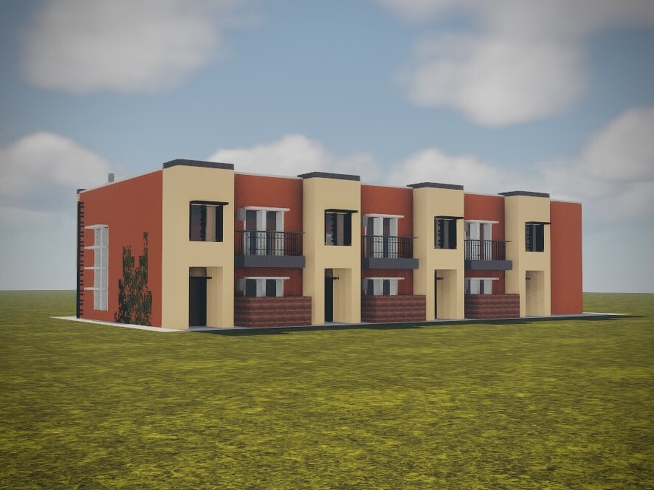 Townhomes Minecraft Map