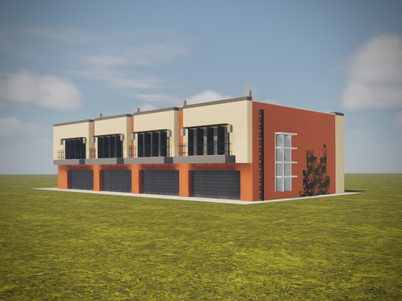 Townhomes Minecraft Map