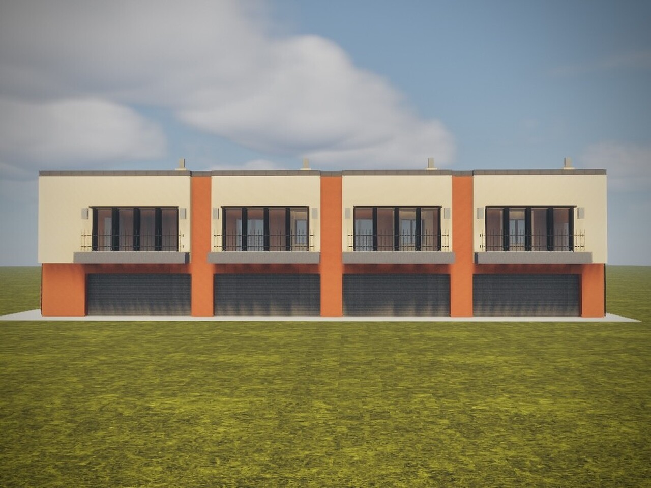 Townhomes Minecraft Map