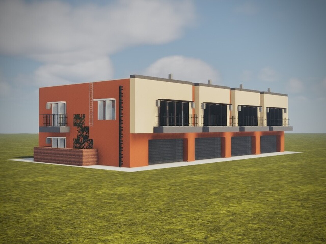 Townhomes Minecraft Map