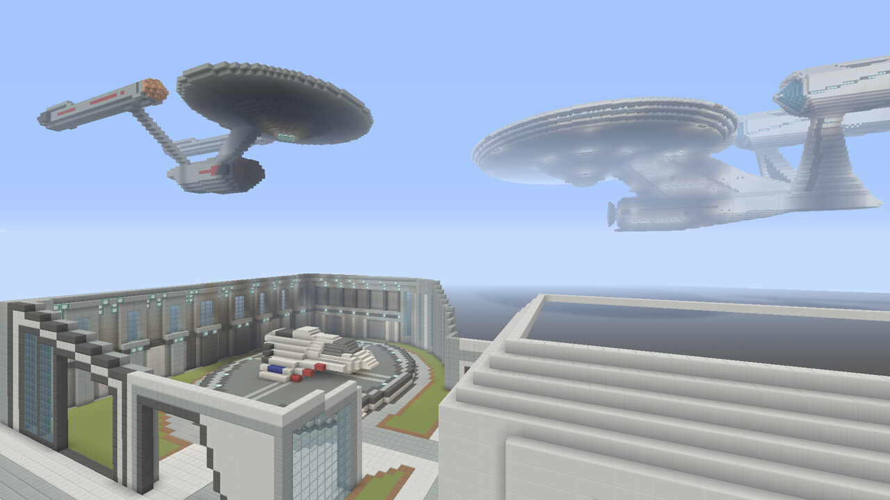 Mini U.S.S. Enterprise (The Original Series) Minecraft Map