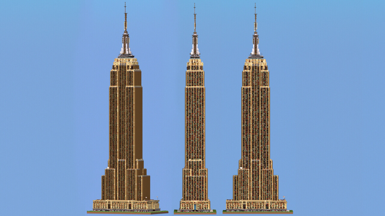Empire State Building - 1/2 scale Minecraft Map