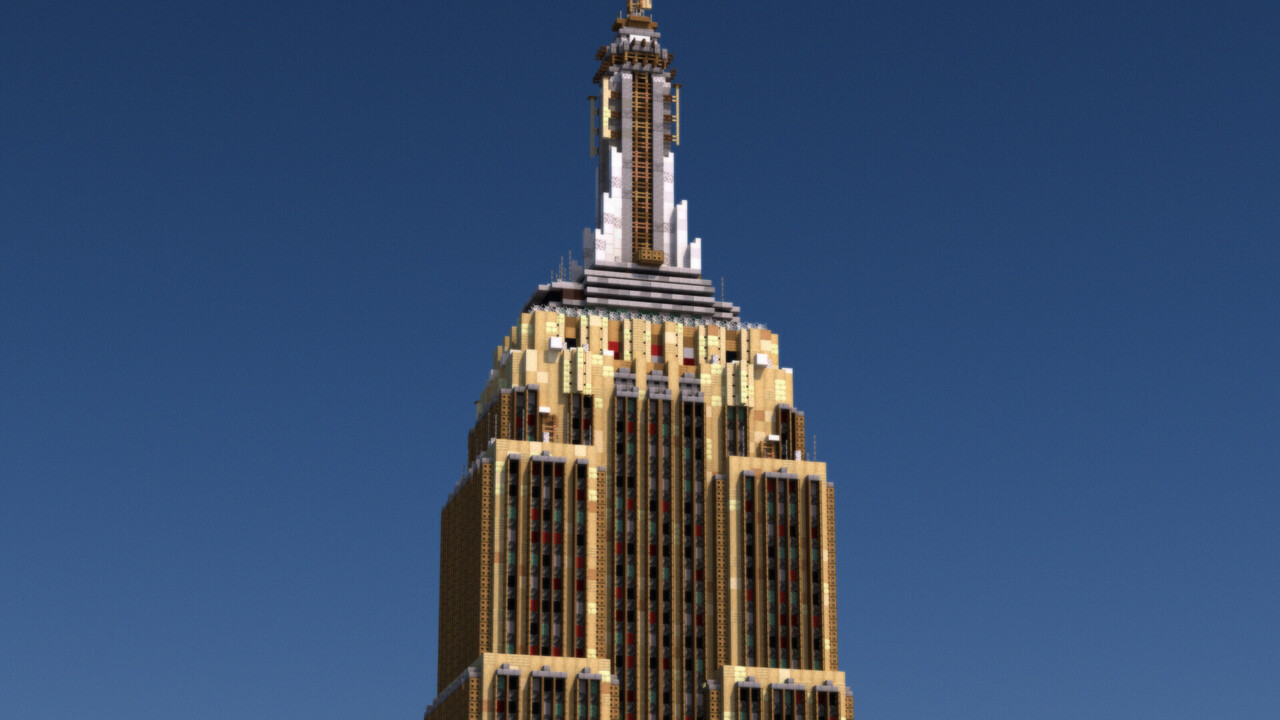 Empire State Building - 1/2 scale Minecraft Map