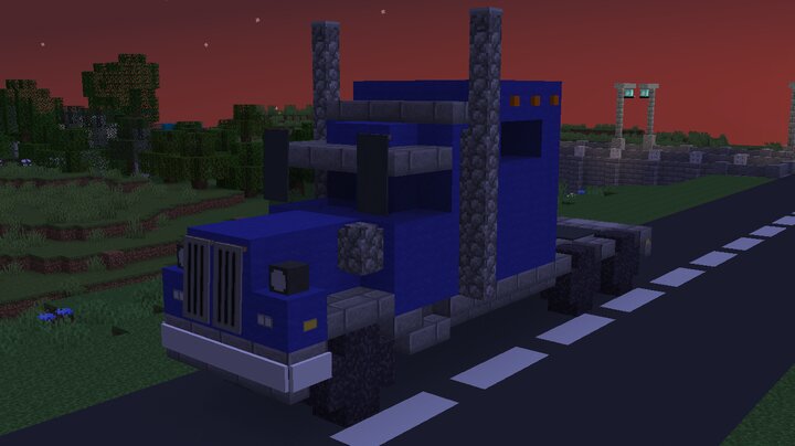 Blue Big Rig Minecraft Map