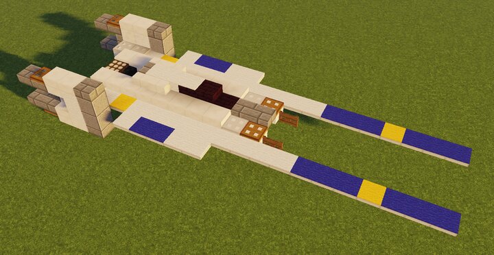 Star Wars UT-60D U-wing Starfighter Minecraft Map