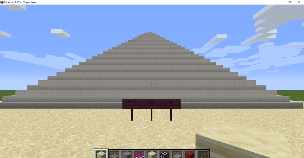 The pyramid Minecraft Map