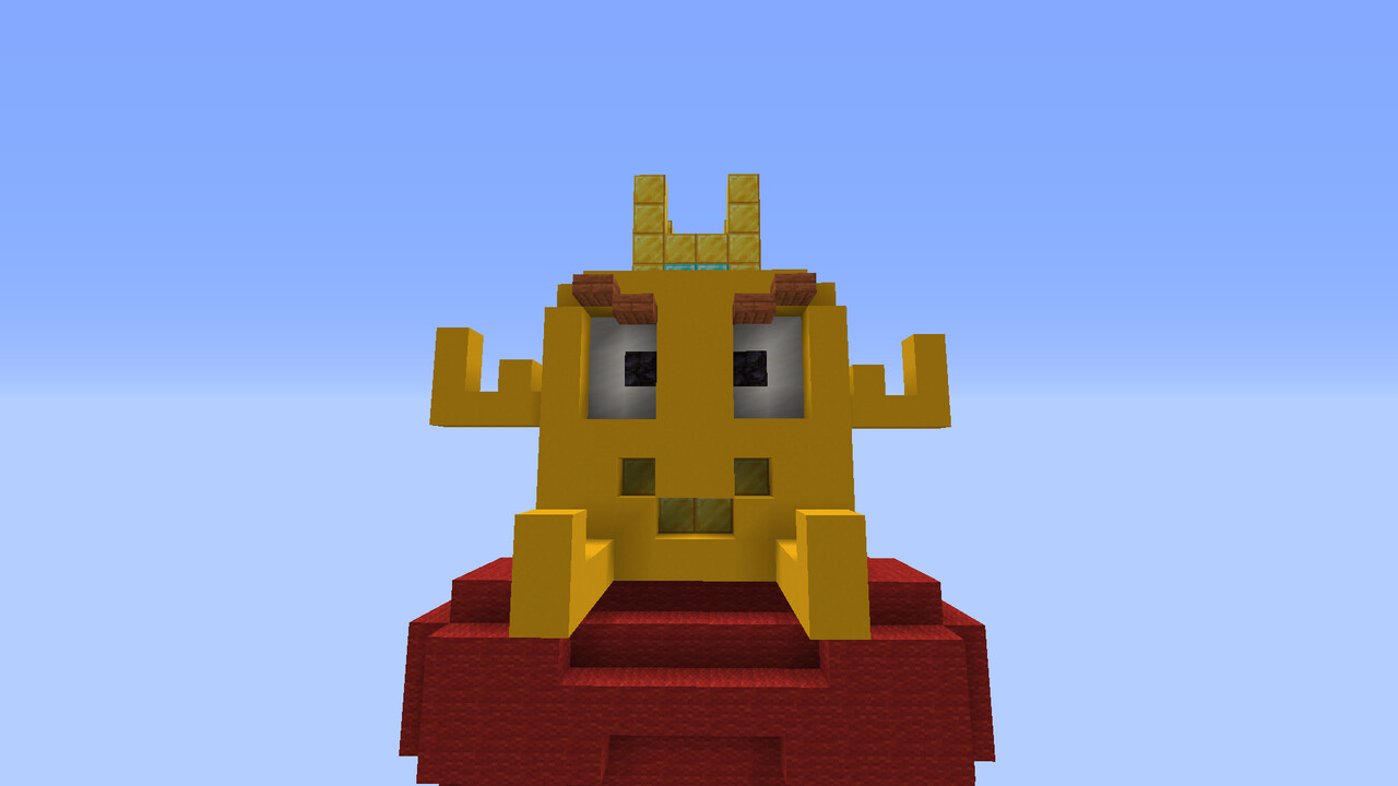 Talking Statues in One Chunk Minecraft Map