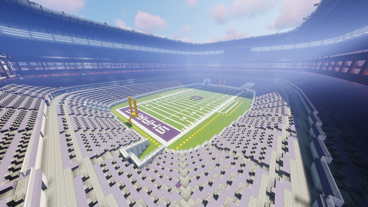 Custom NFL Stadium Minecraft Map