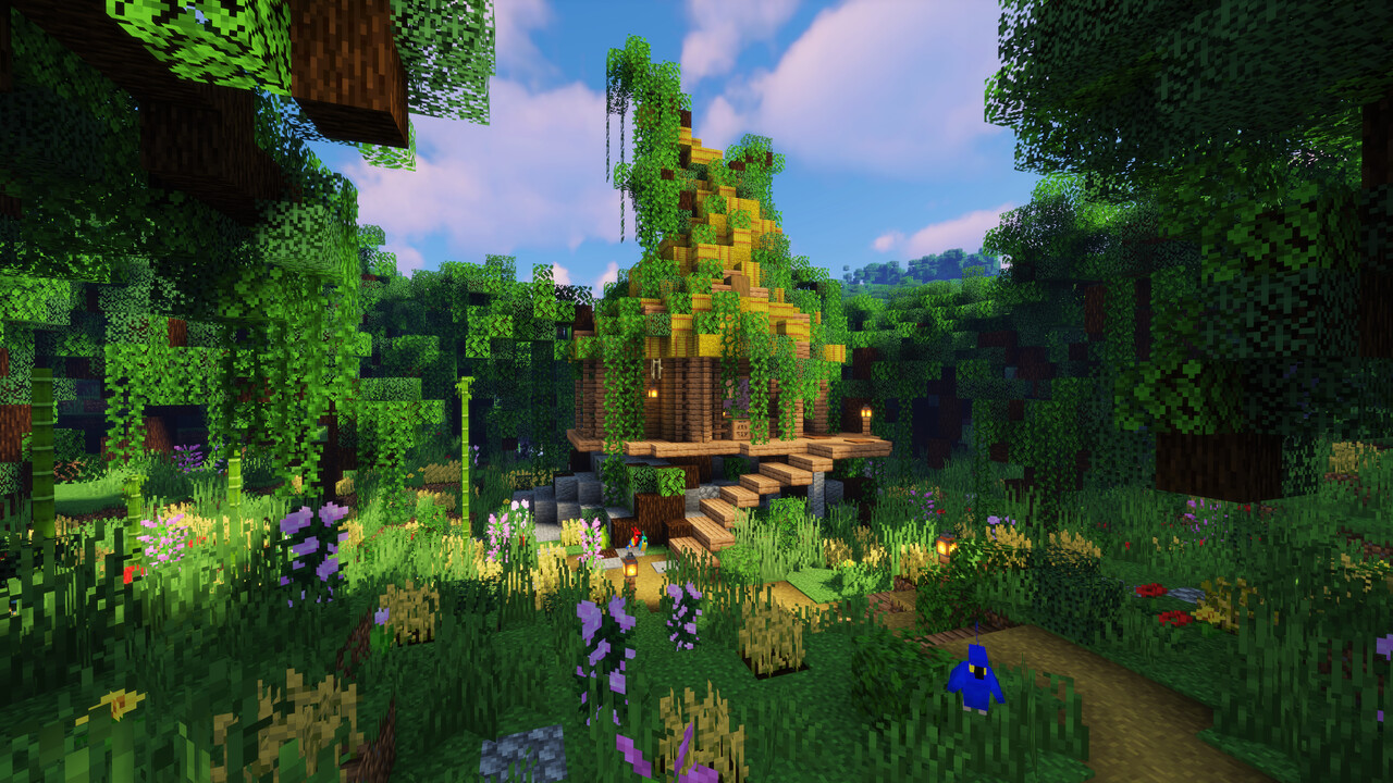 Rainforest Hut ⚘ | The Loft MC Minecraft Map