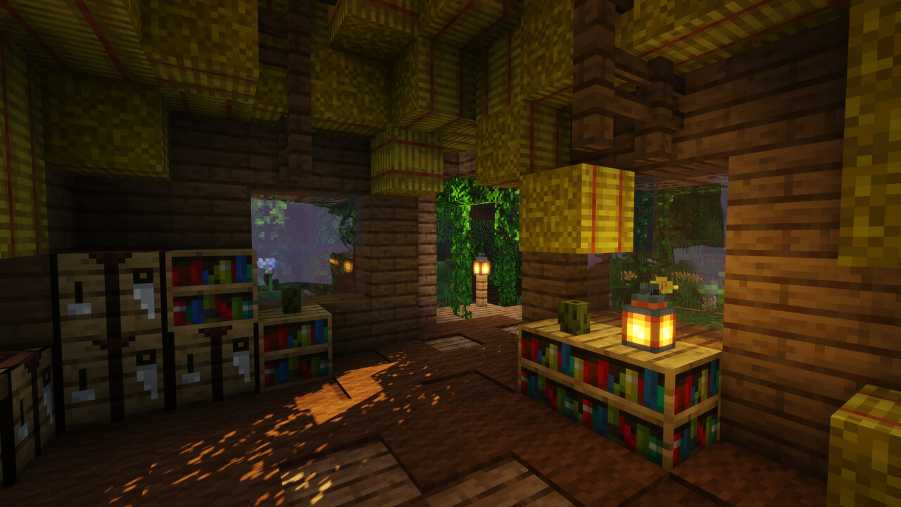 Rainforest Hut ⚘ | The Loft MC Minecraft Map