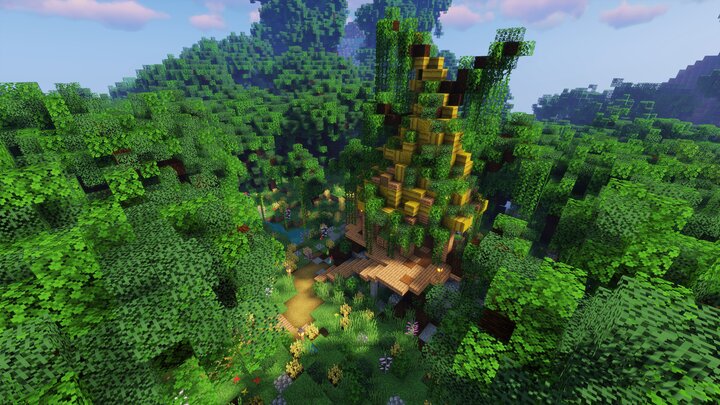Rainforest Hut ⚘ | The Loft MC Minecraft Map