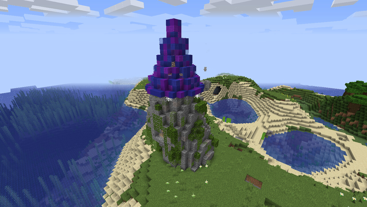 Wizard Tower of the Dark Oak Woods Minecraft Map