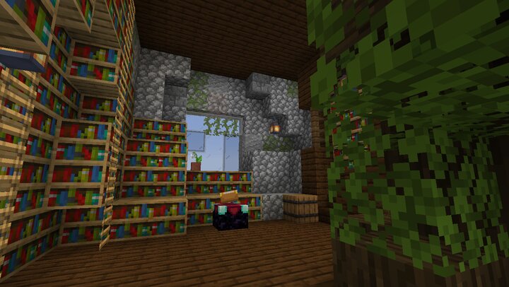 Wizard Tower of the Dark Oak Woods Minecraft Map