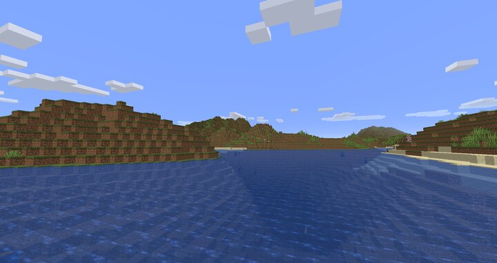 Large Plain World w/ Desert And Volcano+lots of mountains Minecraft Map