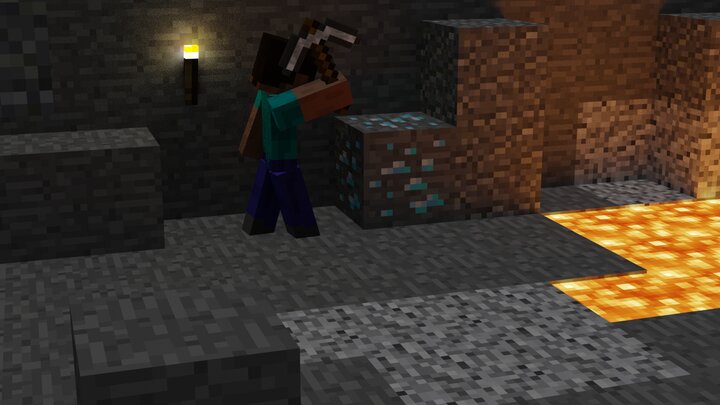 Mining Minecraft Map