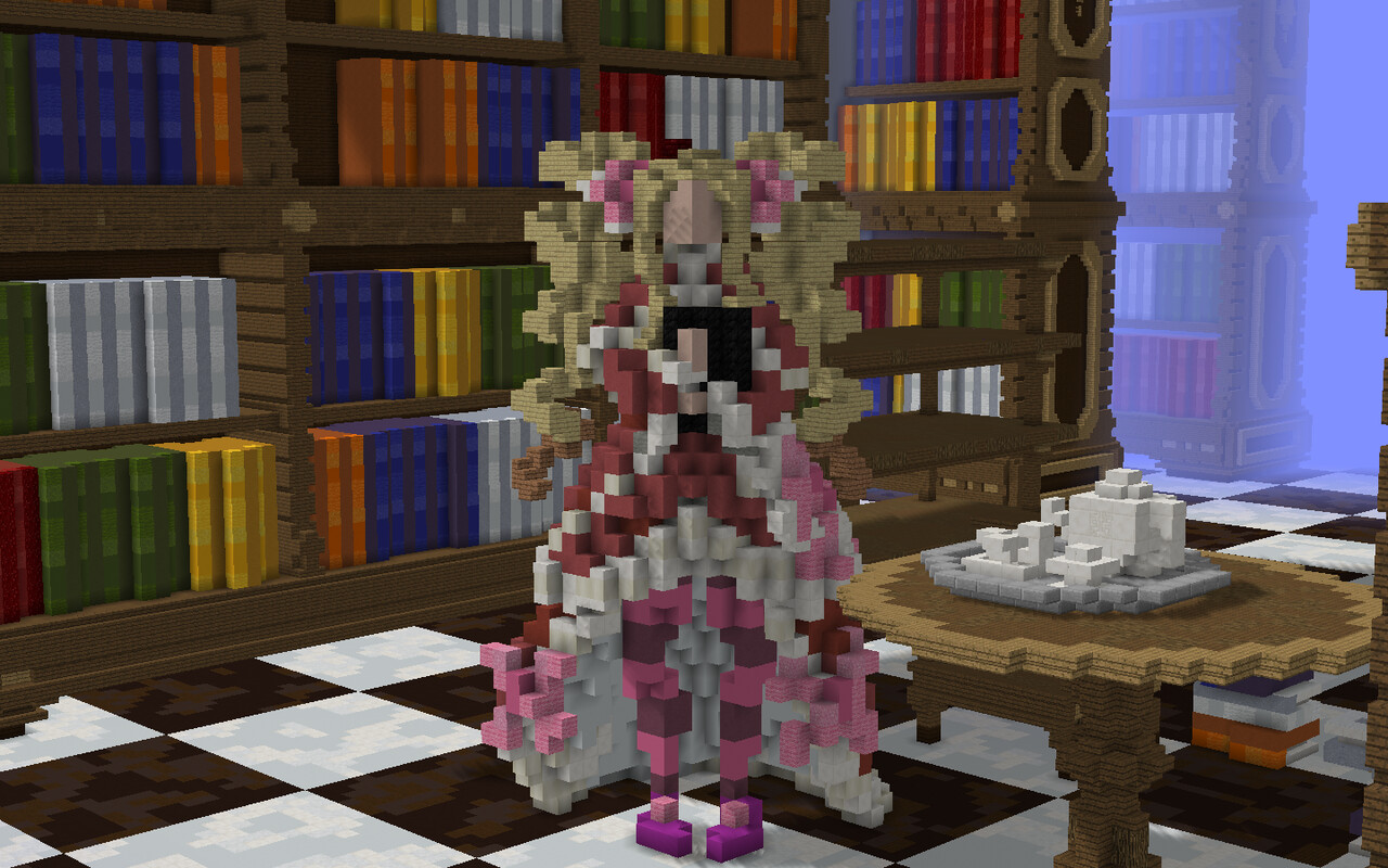 Beatrice and the Forbidden Library from Re:zero Minecraft Map