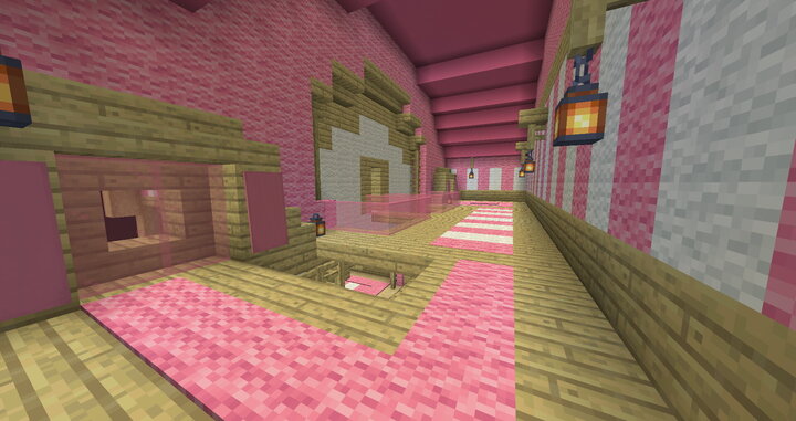 Pink house at the end of the world Minecraft Map
