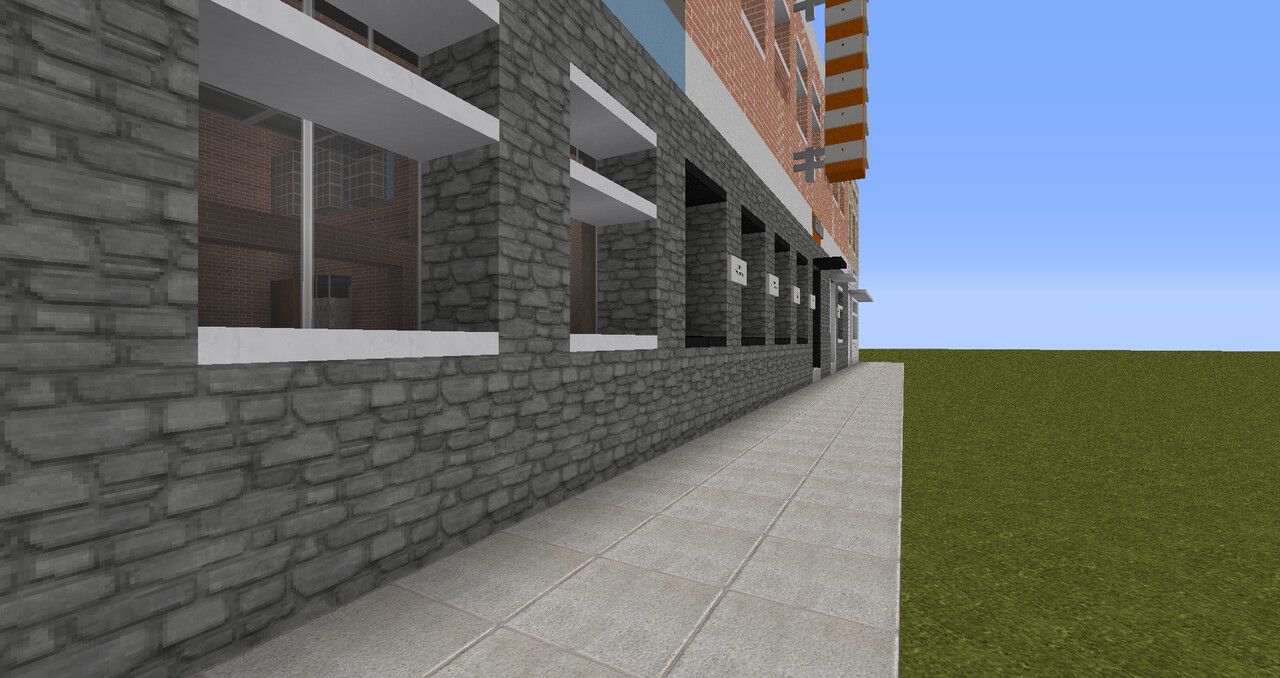 Realistic Row of Shops Minecraft Map
