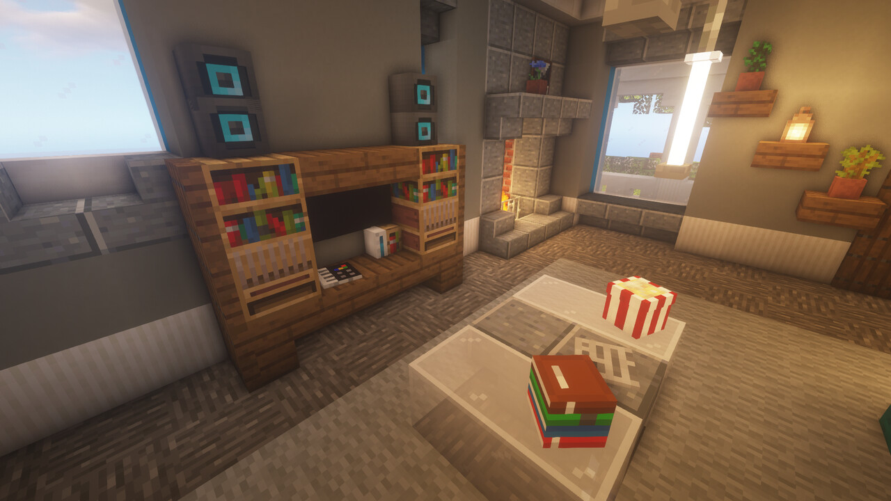 Interior Decorators Minecraft Detail Contest : Modern house by MattHVL ...