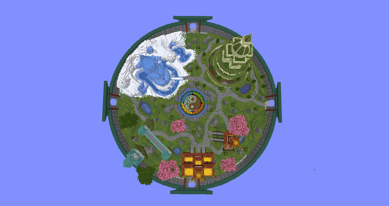Avatar Themed PVP Map (Updated Version) Minecraft Map