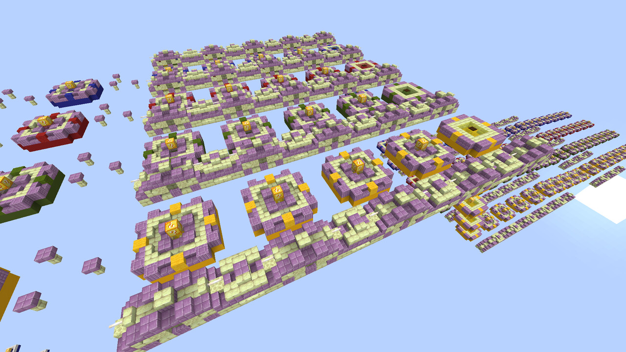 Lucky Block Race Map 2 Minecraft Map