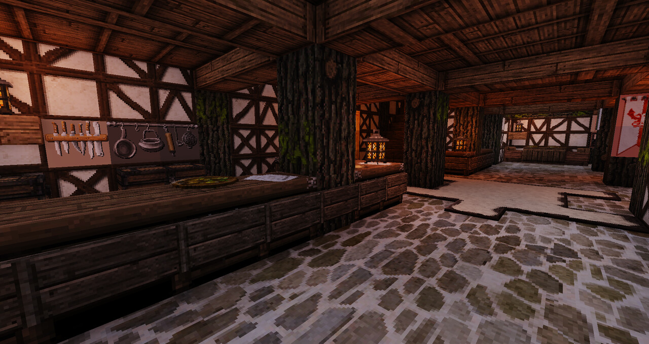 Medieval tavern / inn (Medieval Citadel Project) Minecraft Map