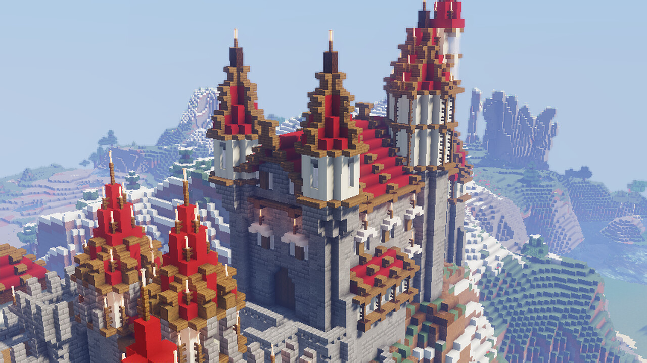 Epic medieval castle Minecraft Map