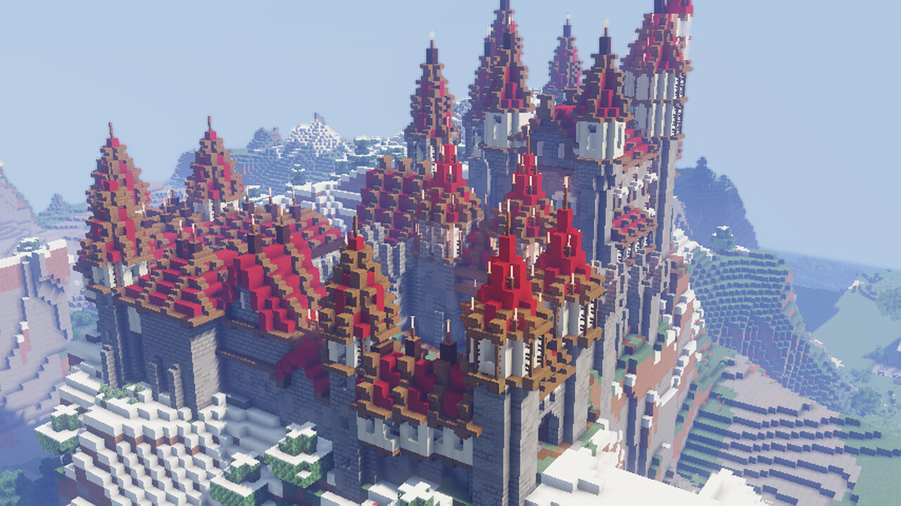 Epic medieval castle Minecraft Map