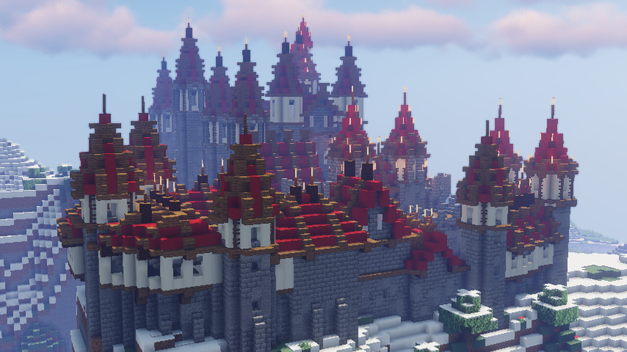 Epic medieval castle Minecraft Map