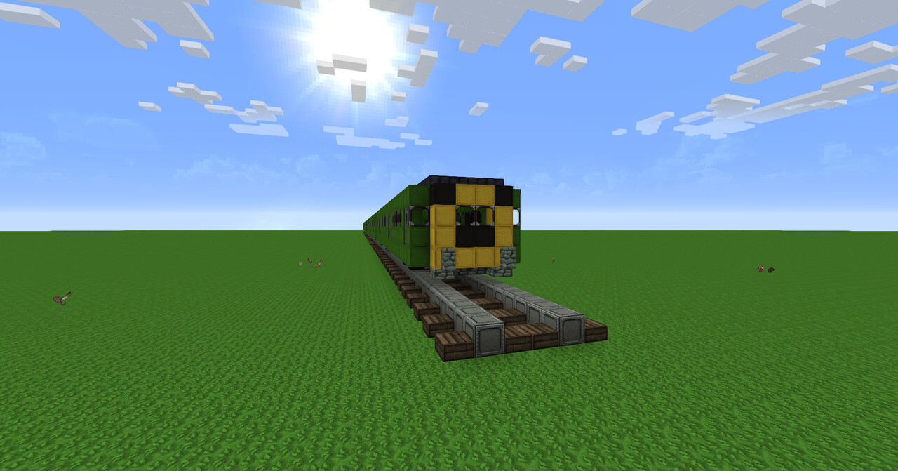 Slow speed train Minecraft Map
