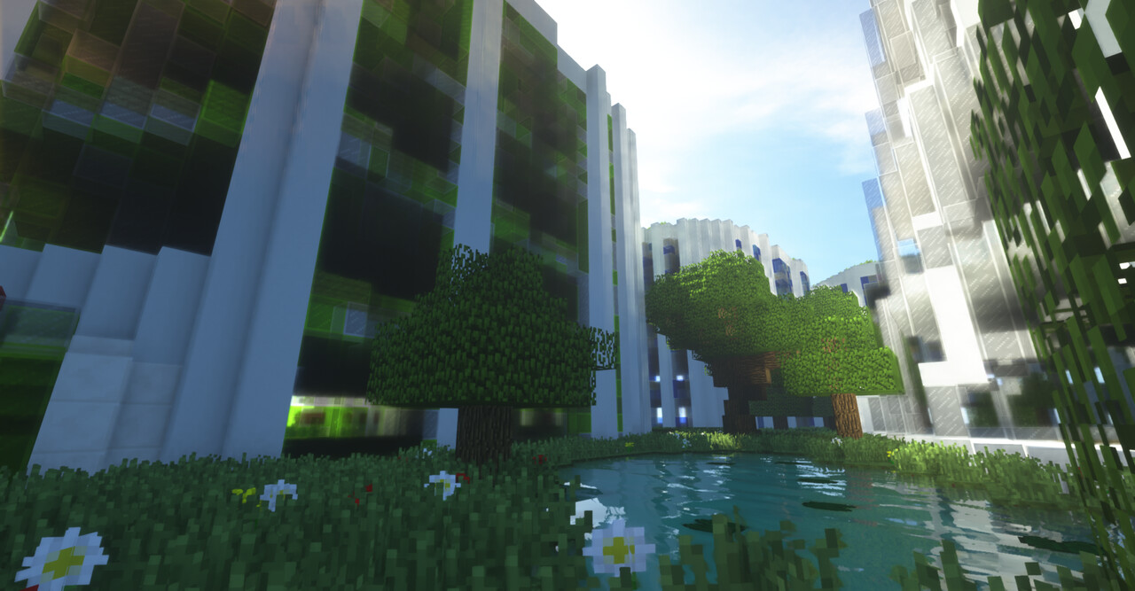 Futuristic Office Minecraft Map