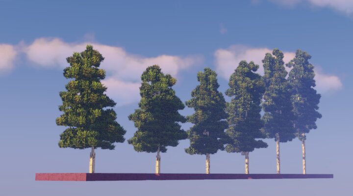 Quaking Aspen Tree Pack - Summer Version Minecraft Map