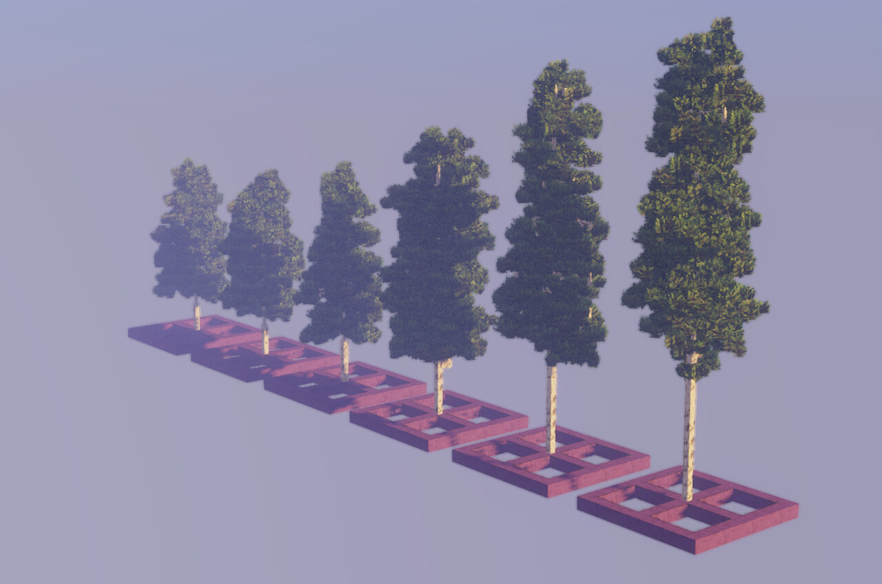 Quaking Aspen Tree Pack - Summer Version Minecraft Map