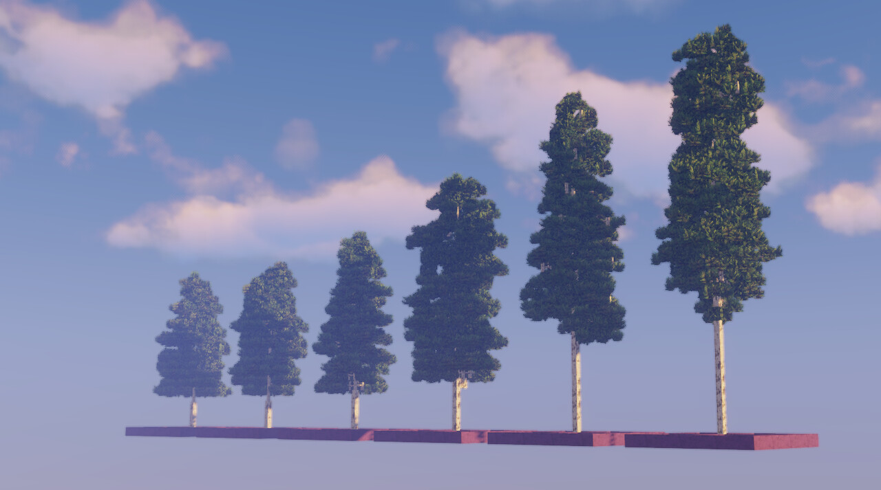 Quaking Aspen Tree Pack - Summer Version Minecraft Map