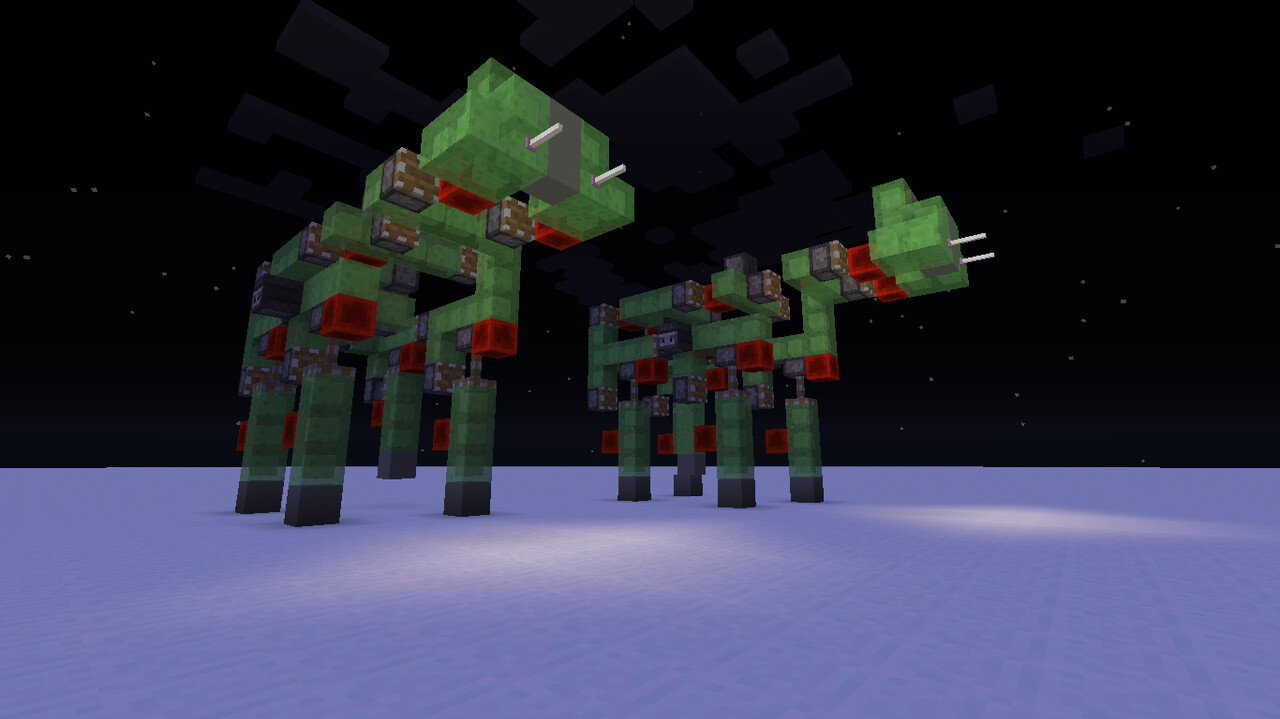 Slime Block AT-AT Minecraft Map