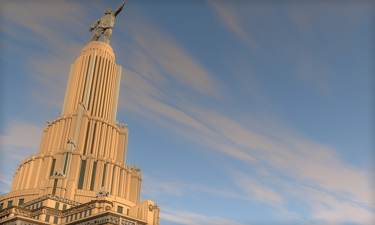 Palace of Soviets /USSR, Moscow Minecraft Map