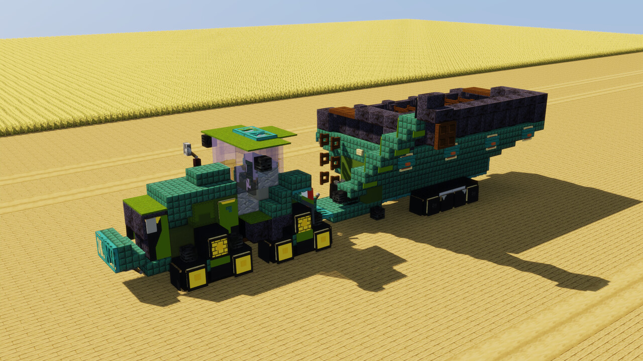 John Deere Tractor with Unverferth Grain Cart Minecraft Map